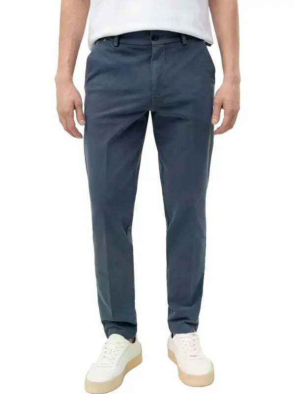 BOSS Button-fastening Trousers - Blue