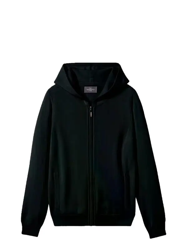 Eric Bompard Hooded Zip-up - Black