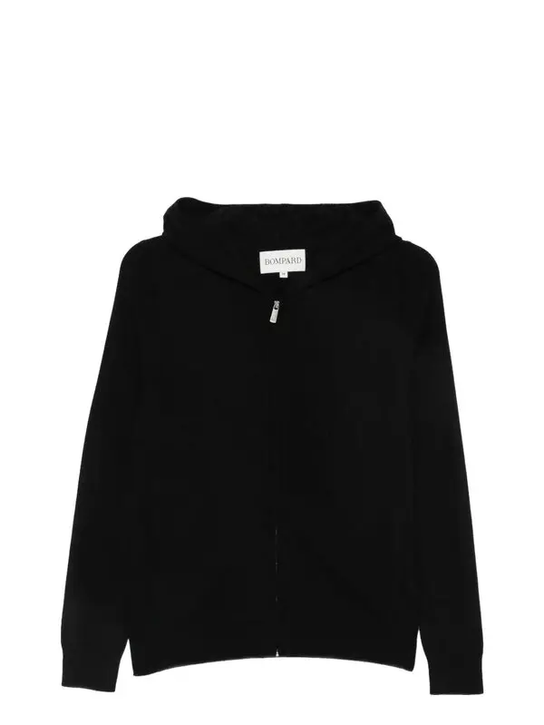 Eric Bompard Hooded Zip-up - Black