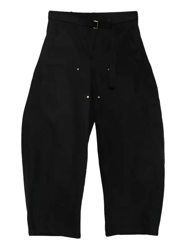 Sacai X Carhartt Wip Belted Trousers - Black