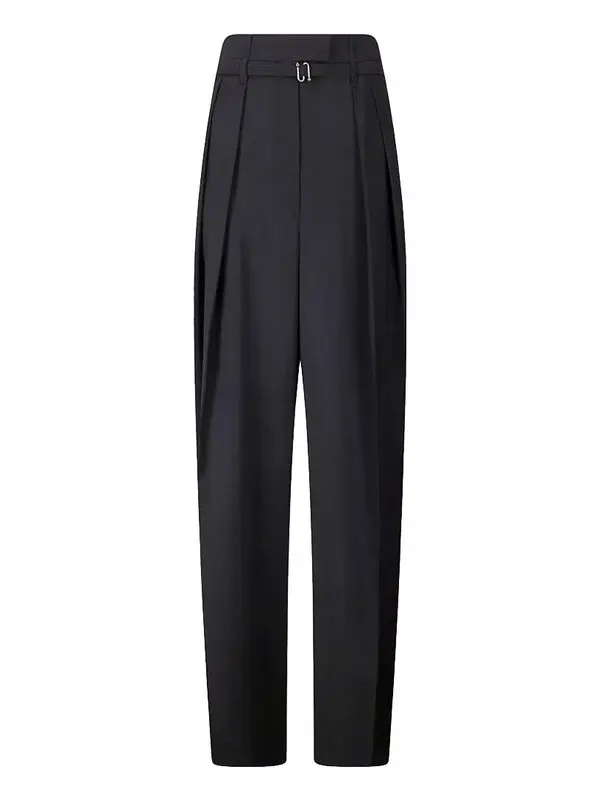 Sportmax Bautta Pleated Trousers - Black