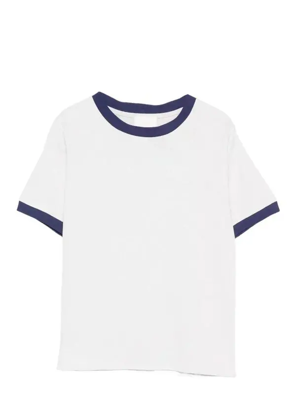 A.p.c. Contrasting-trim T-shirt - Grey