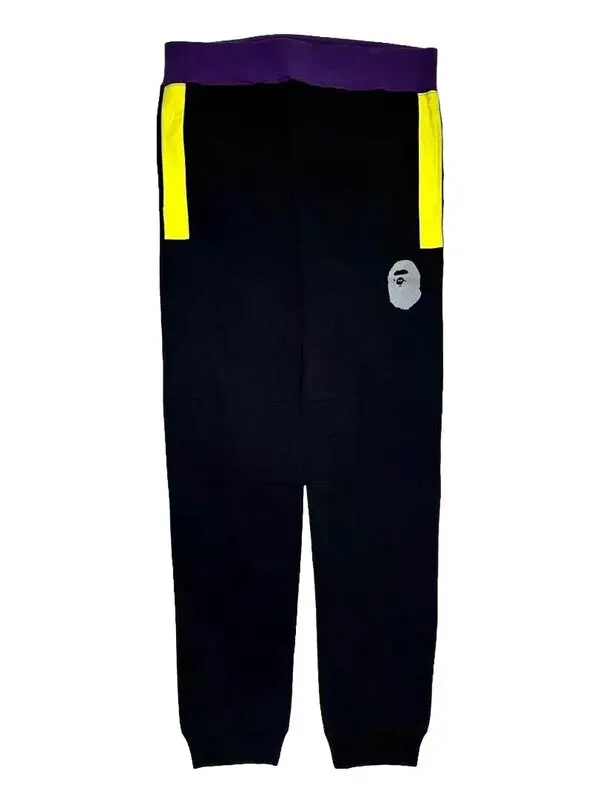 A BATHING APE Colour-block Sweatpants - Black