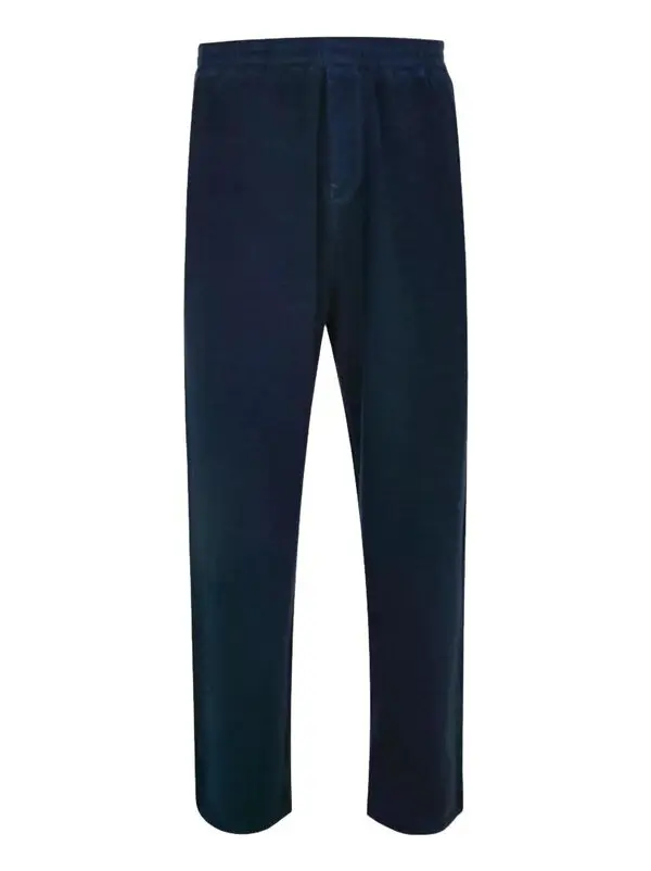 120% Lino Elasticated Sweatpants - Blue