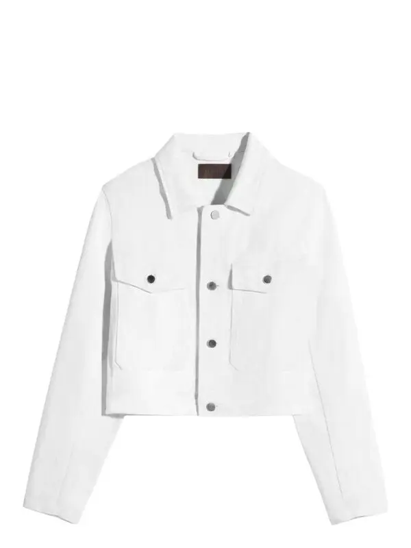 LEMAIRE Denim Cropped Blouson - White