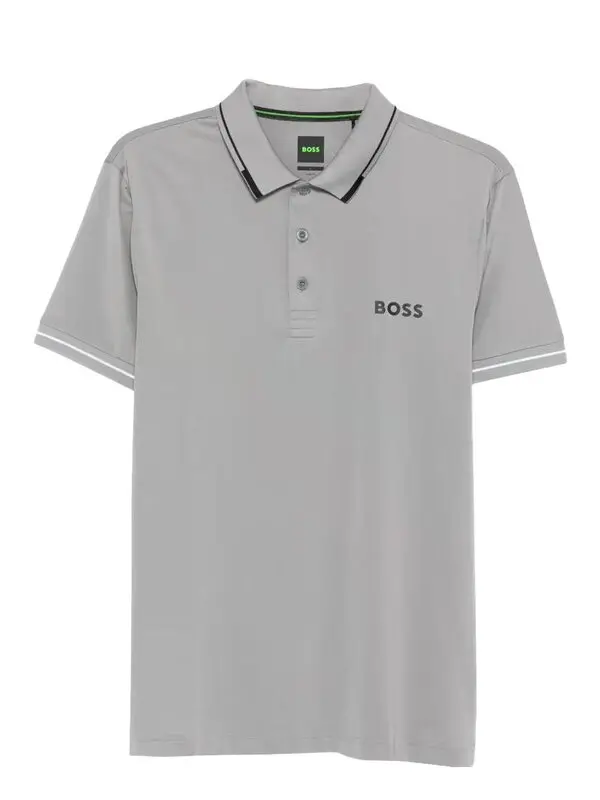 BOSS Paul Pro Polo Shirt - Grey