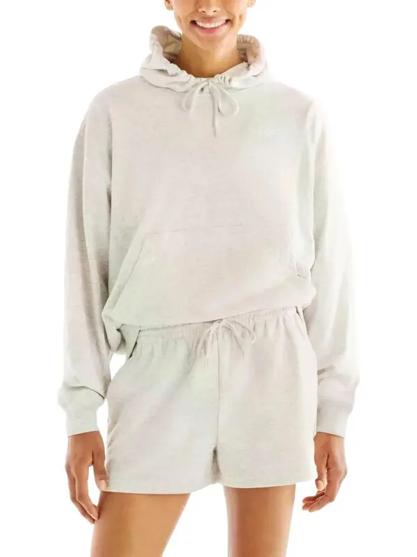 NEW BALANCE Logo-detail Hoodie - Grey