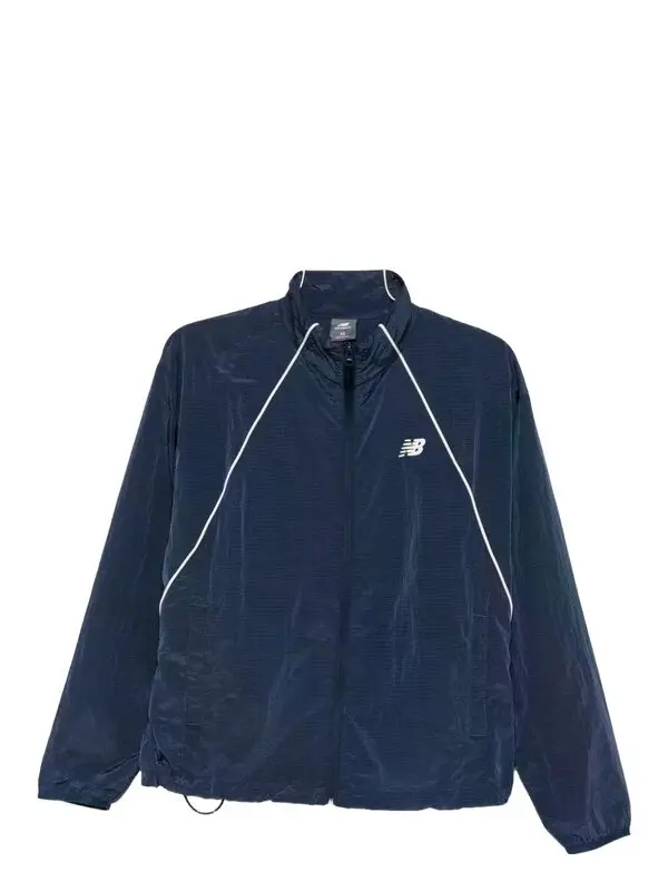 NEW BALANCE Logo Trimmed Jacket - Blue