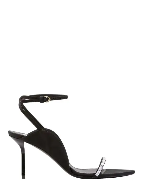 Victoria Beckham Embellished Stiletto Sandals - Black