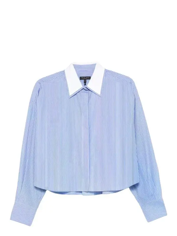 Rag & Bone Striped Shirt - Blue