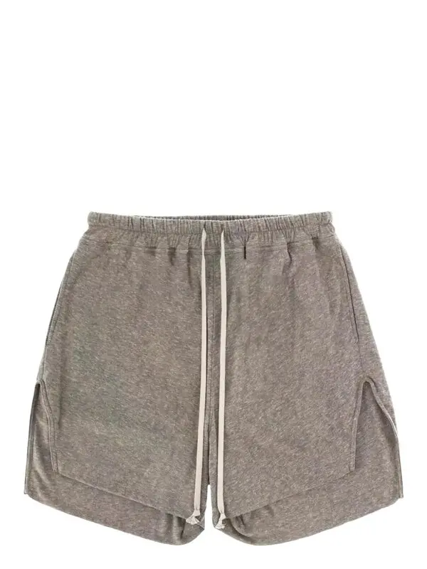 Rick Owens Drawstring Layered Track Shorts - Grey