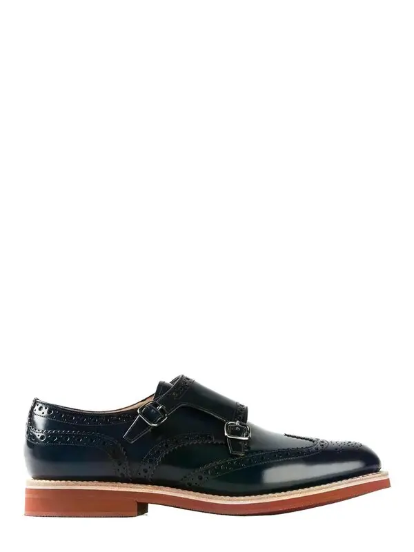 Church's Leather Buckled Shoes - Blue