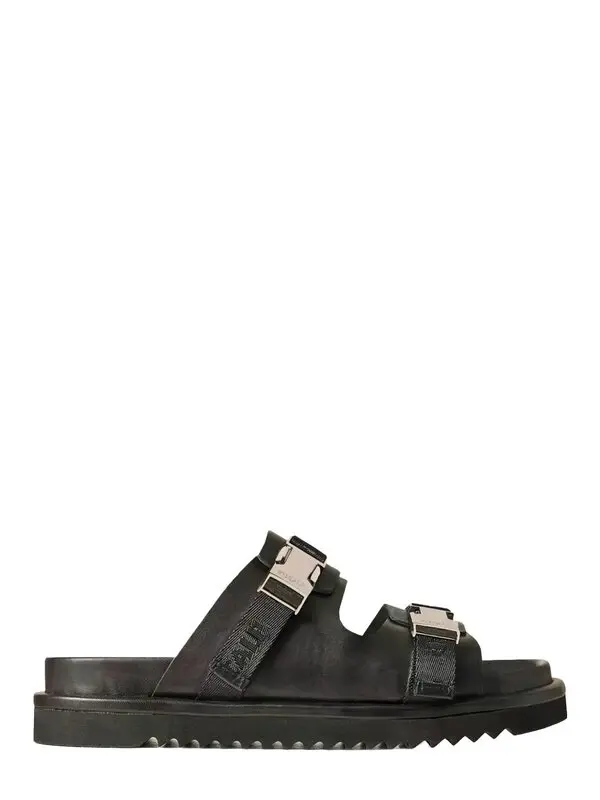 Fusalp Leather Sandals - Black