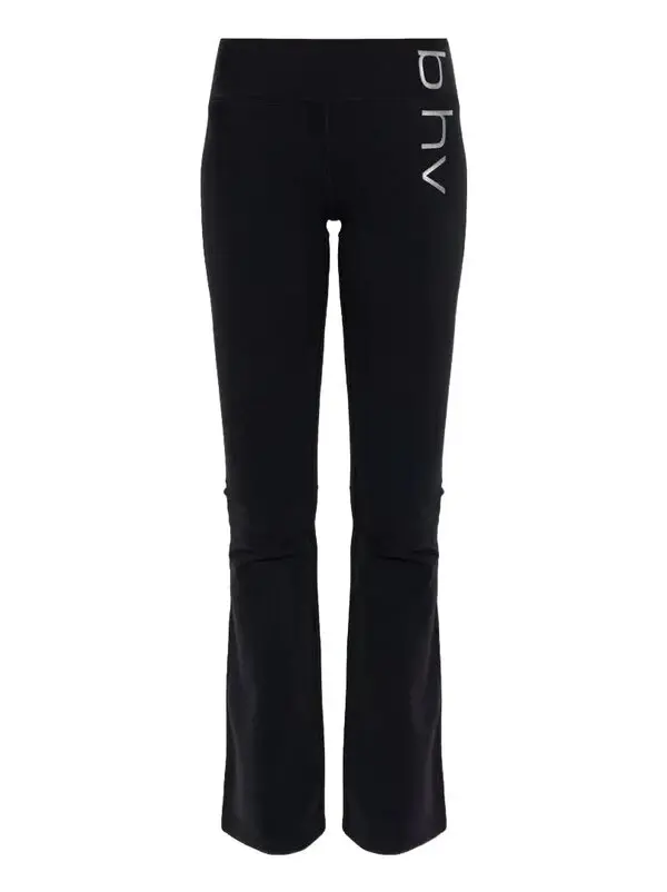 MISBHV Logo-print Trousers - Black