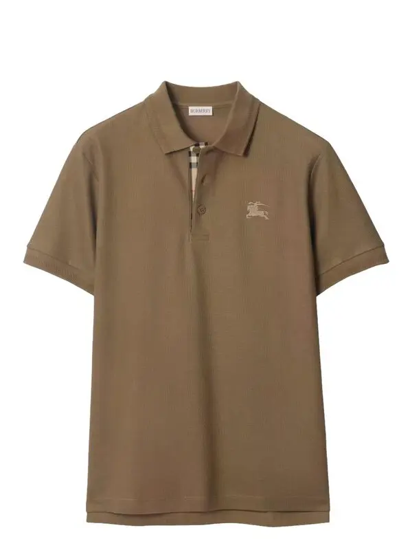 Burberry Cotton Polo Shirt - Brown