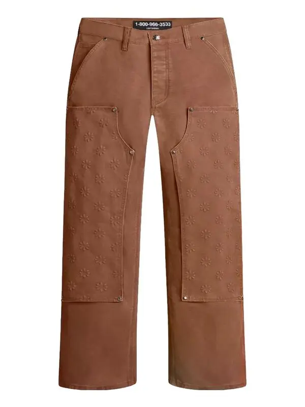 LOSTSHDWS Detached Double Knee Trousers - Brown