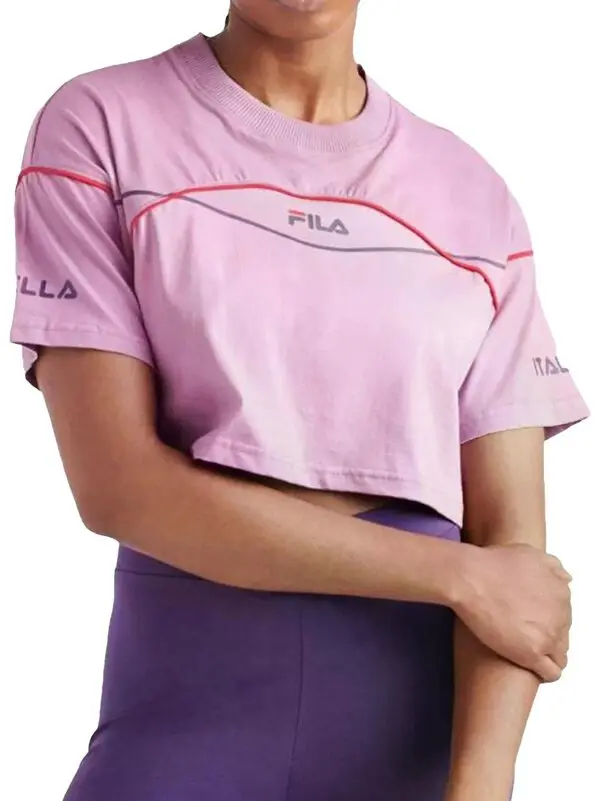 FILA Kana Cropped T-shirt - Pink