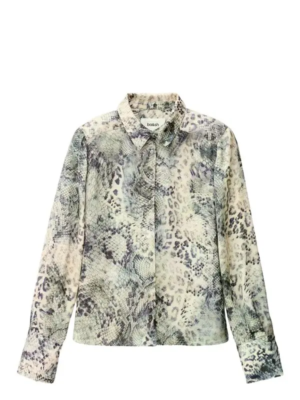 Ba&sh Animal-print Shirt - Neutrals