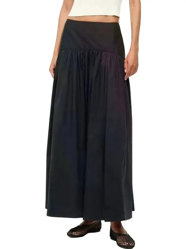 Staud Procida Maxi Skirt - Black