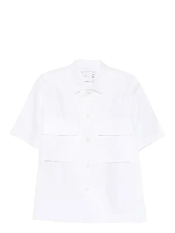 Sacai Pocket Short-sleeve Shirt - White