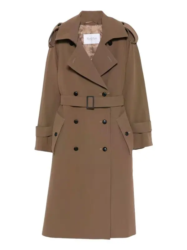Max Mara Certo Belted Trench Coat - Brown