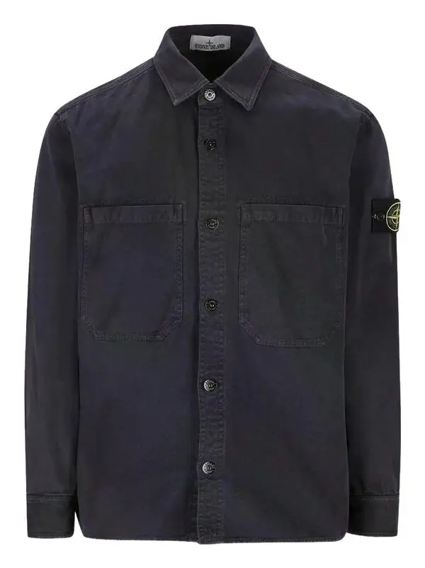 Stone Island Chest-pocket Overshirt - Blue