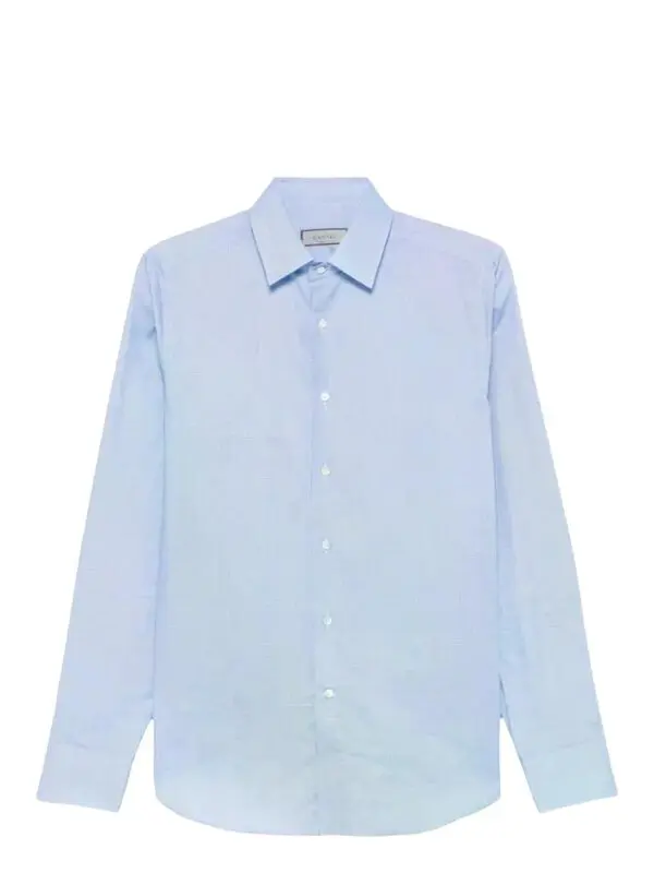 Canali Checked Shirt - Blue