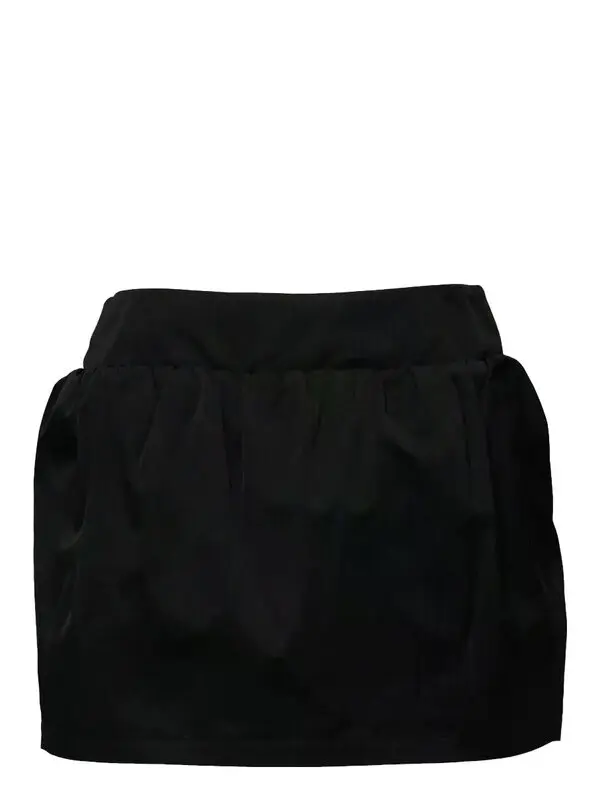 YCH Puff Mini Skirt - Black
