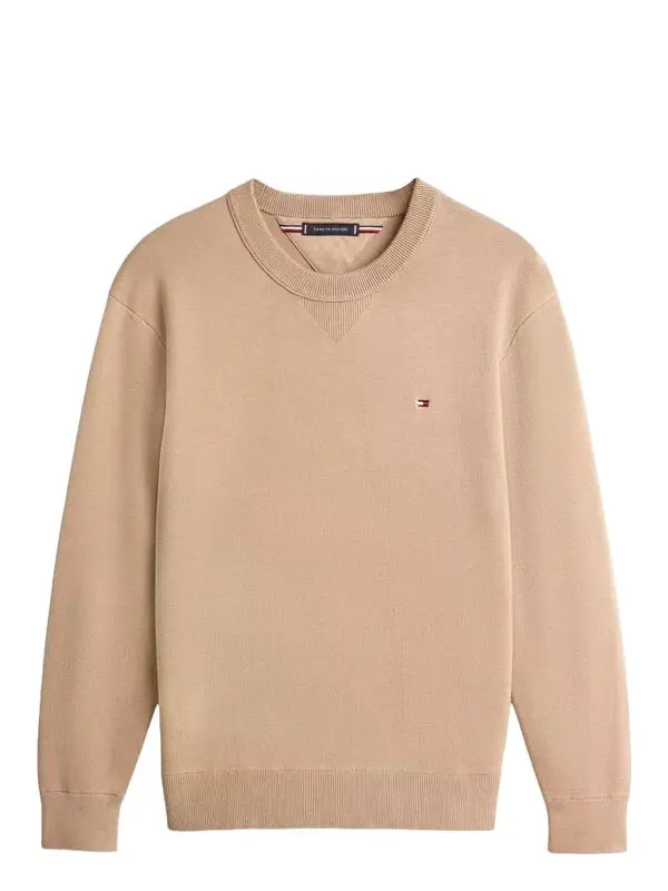 Tommy Hilfiger Logo Jumper - Neutrals