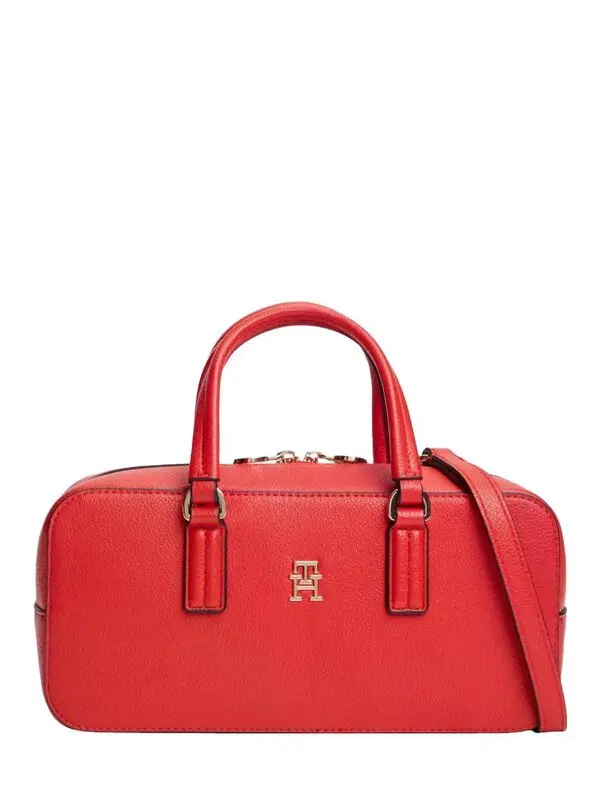 Tommy Hilfiger Logo-plaque Top-handle Bag - Red