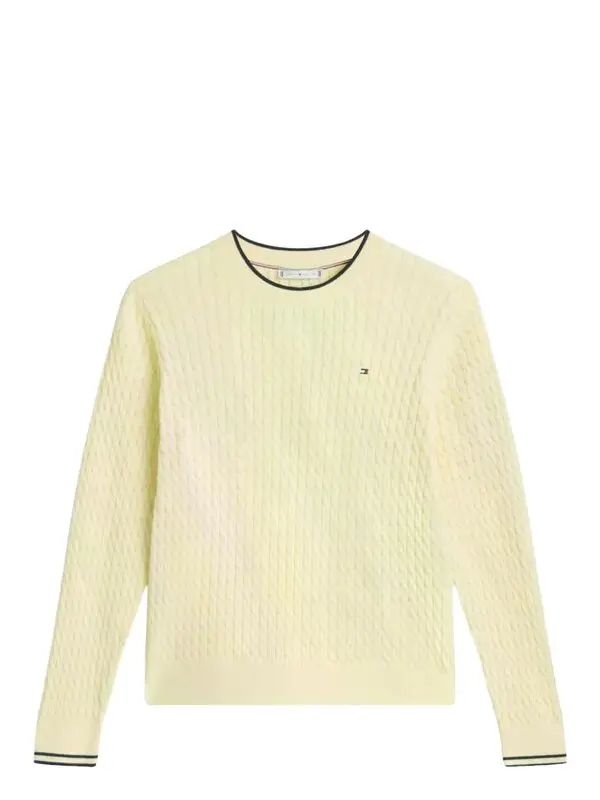 Tommy Hilfiger Cable-knit Jumper - Yellow