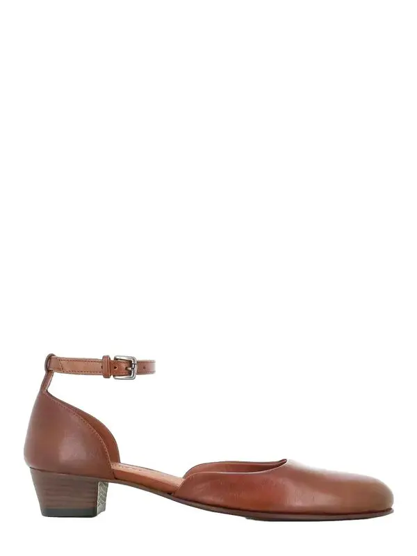 PANTANETTI Ankle Strap Pumps - Brown