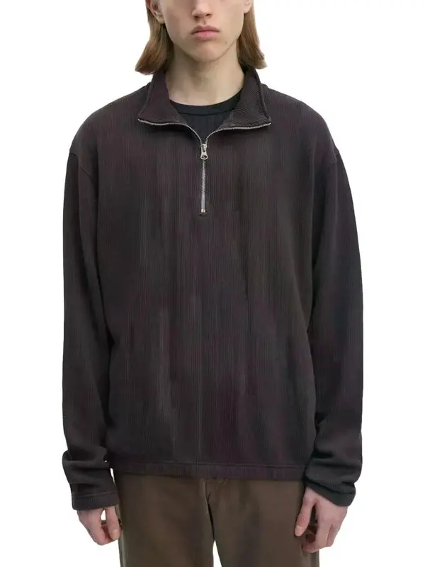 ANOTHER ASPECT 2.0 Half-zip Sweatshirt - Brown