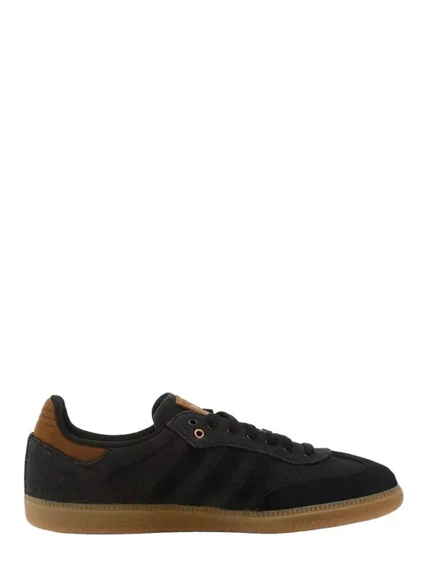 Adidas Samba Striped Sneakers - Black