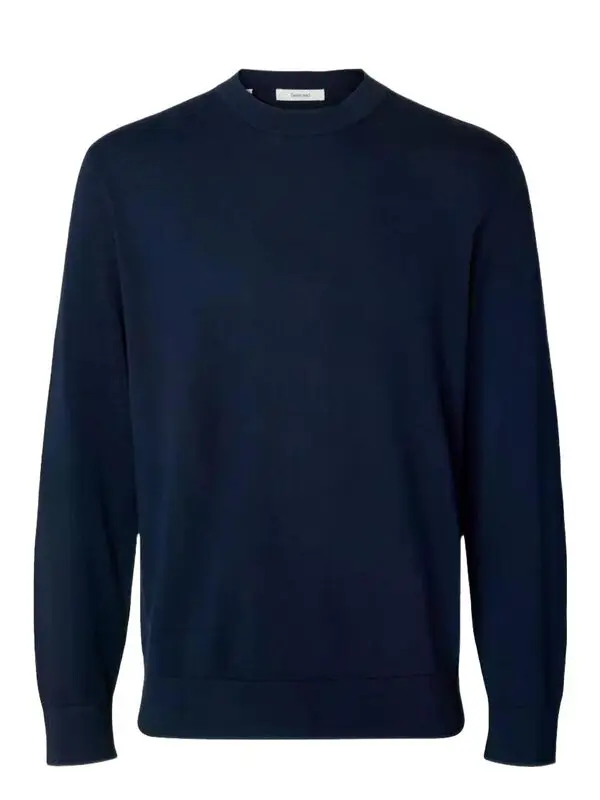 SELECTED Long-sleeved Sweater - Blue
