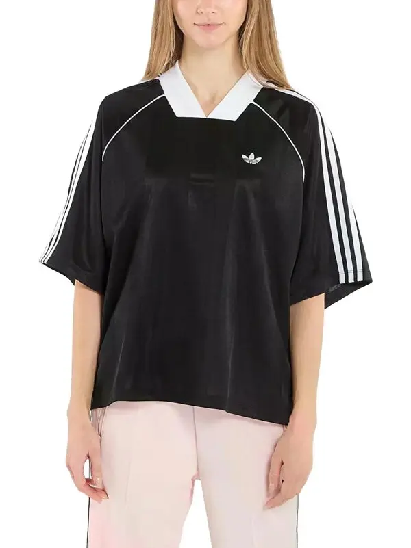Adidas Jacquard Stripe T-shirt - Black