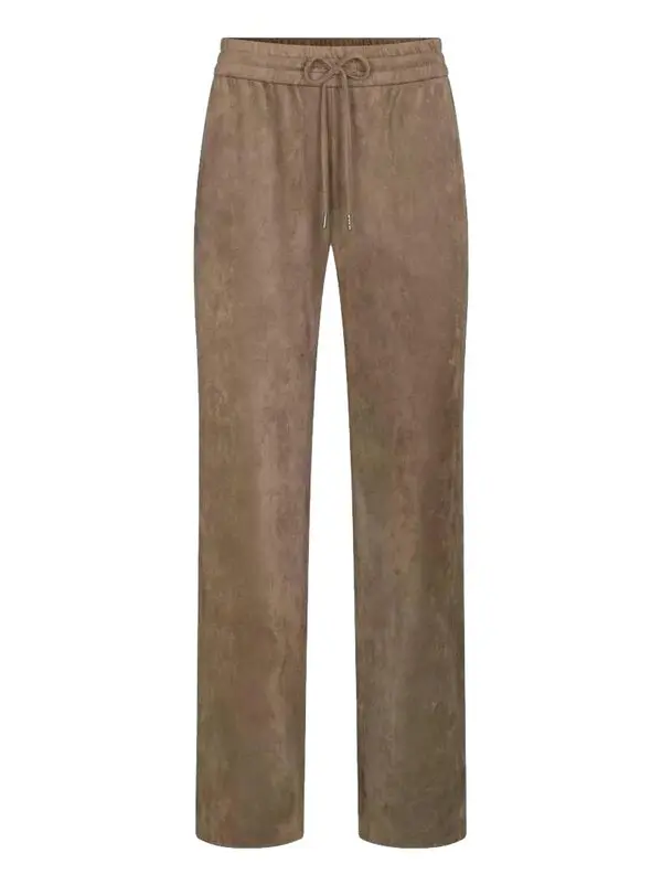 JUVIA Velour Track Pants - Brown