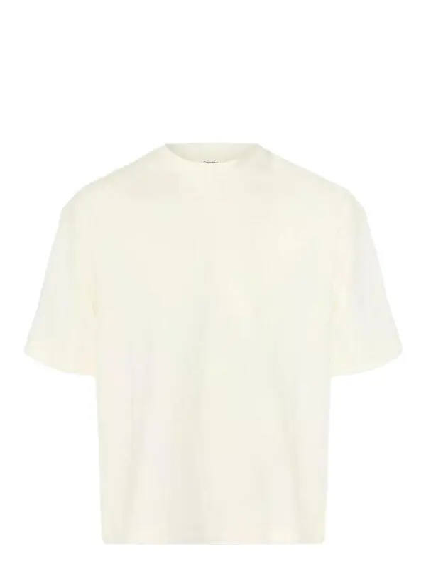 SELECTED Round-neck T-shirt - Neutrals
