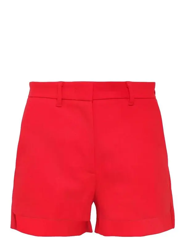 MSGM Tailored Cuffed Shorts - Red