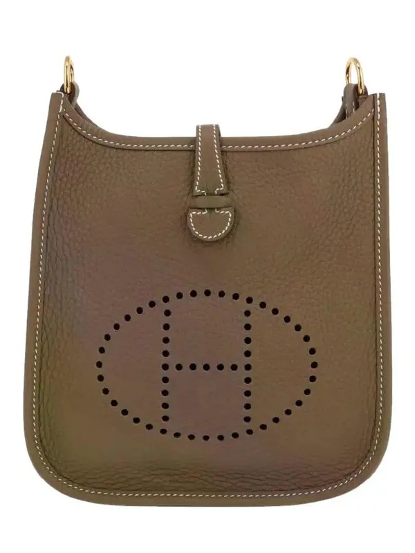 Hermès 2025 Mini Evelyne Shoulder Bag - Brown