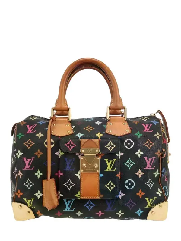 LOUIS VUITTON X Takashi Murakami Speedy 30 Handbag - Black