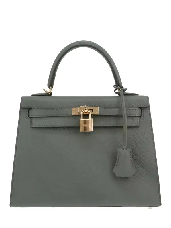 Hermès 25 Kelly Handbag - Green