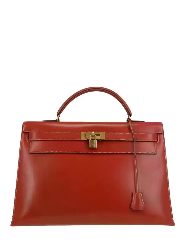 Hermès 1988 Kelly 40 Handbag - Red
