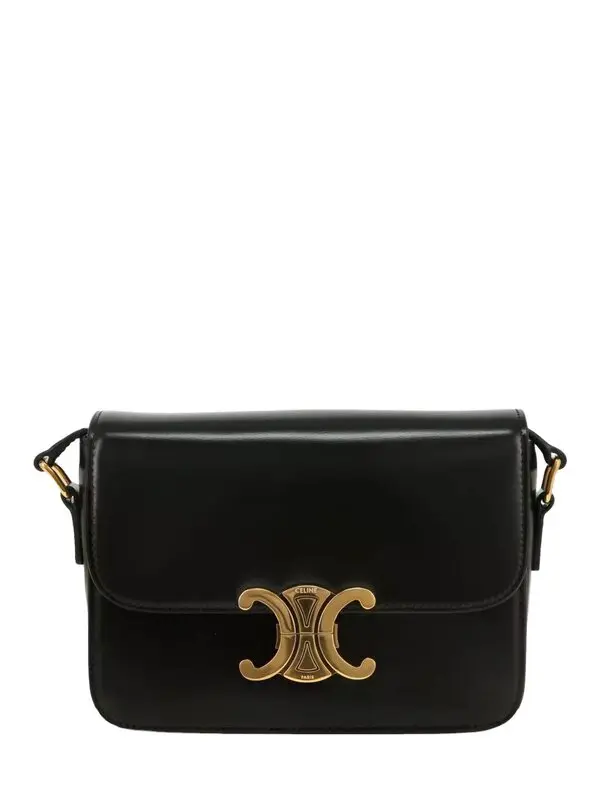 Celine Teen Triomphe Shoulder Bag - Black