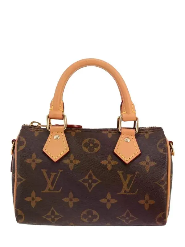 LOUIS VUITTON Nano Speedy Monogram - Brown