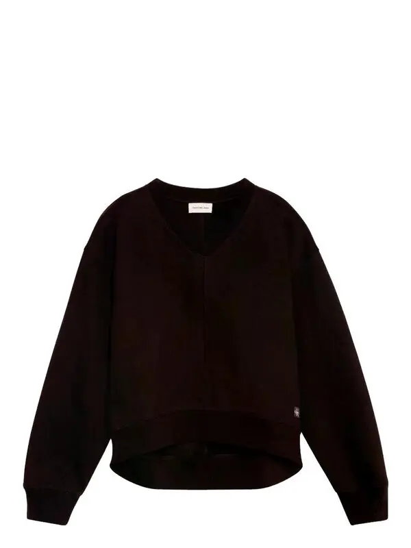 Calvin Klein V-neck Long-sleeve Sweater - Black