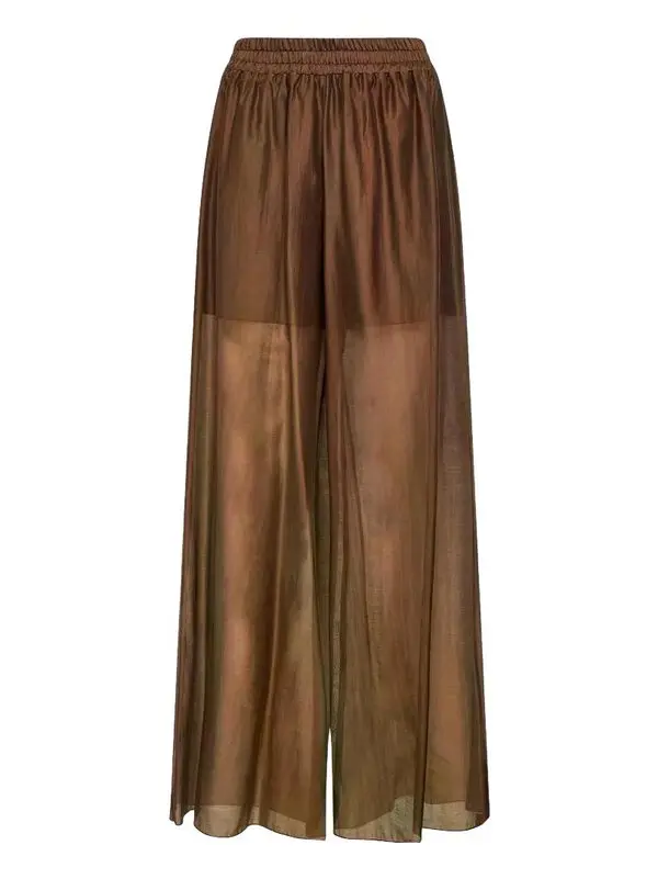 BLANCA VITA Wide-leg Trousers - Brown