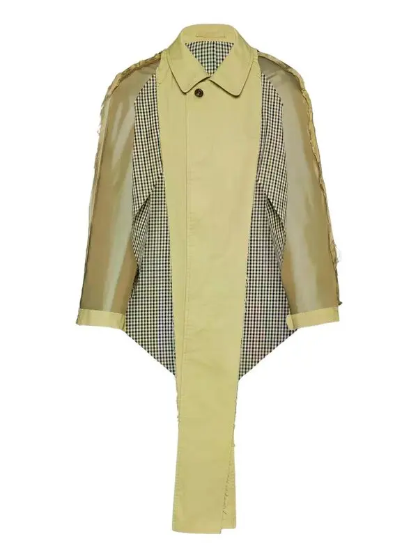 MAISON MARGIELA Décortiqué Trench With Scarf - Green