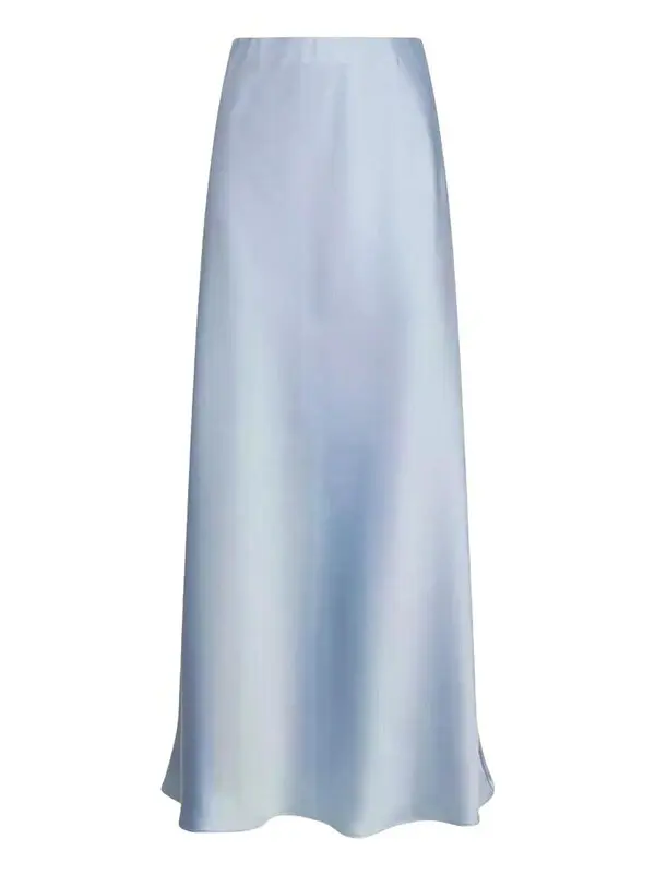 BLANCA VITA Elasticated Flared Skirt - Blue