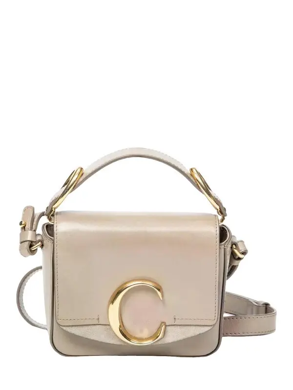 Chloé Leather Crossbody Bag - Neutrals